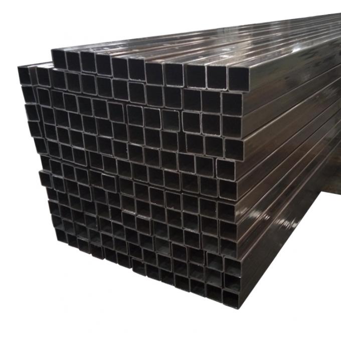 Q235 Black Powder Coated Square Tubing Astm 12ft Seamless Rectangular ...
